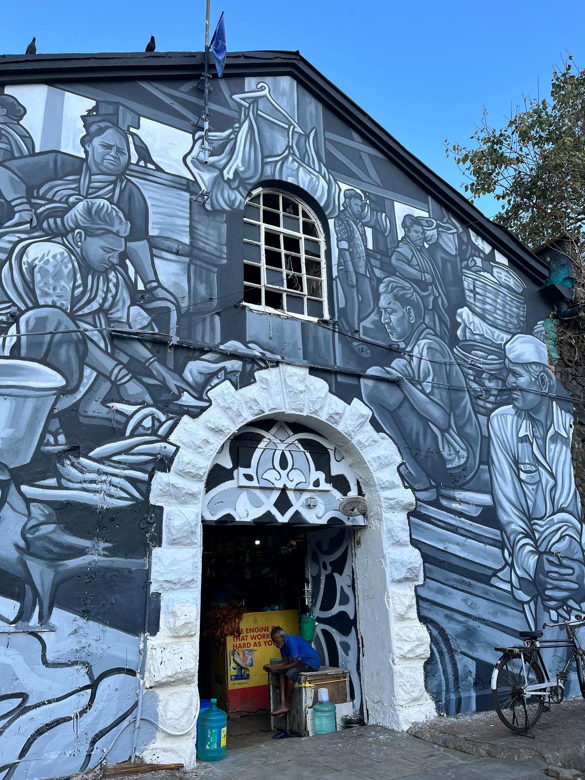 Mumbai’s Sassoon Docks turns into an open air art gallery - The Hindu